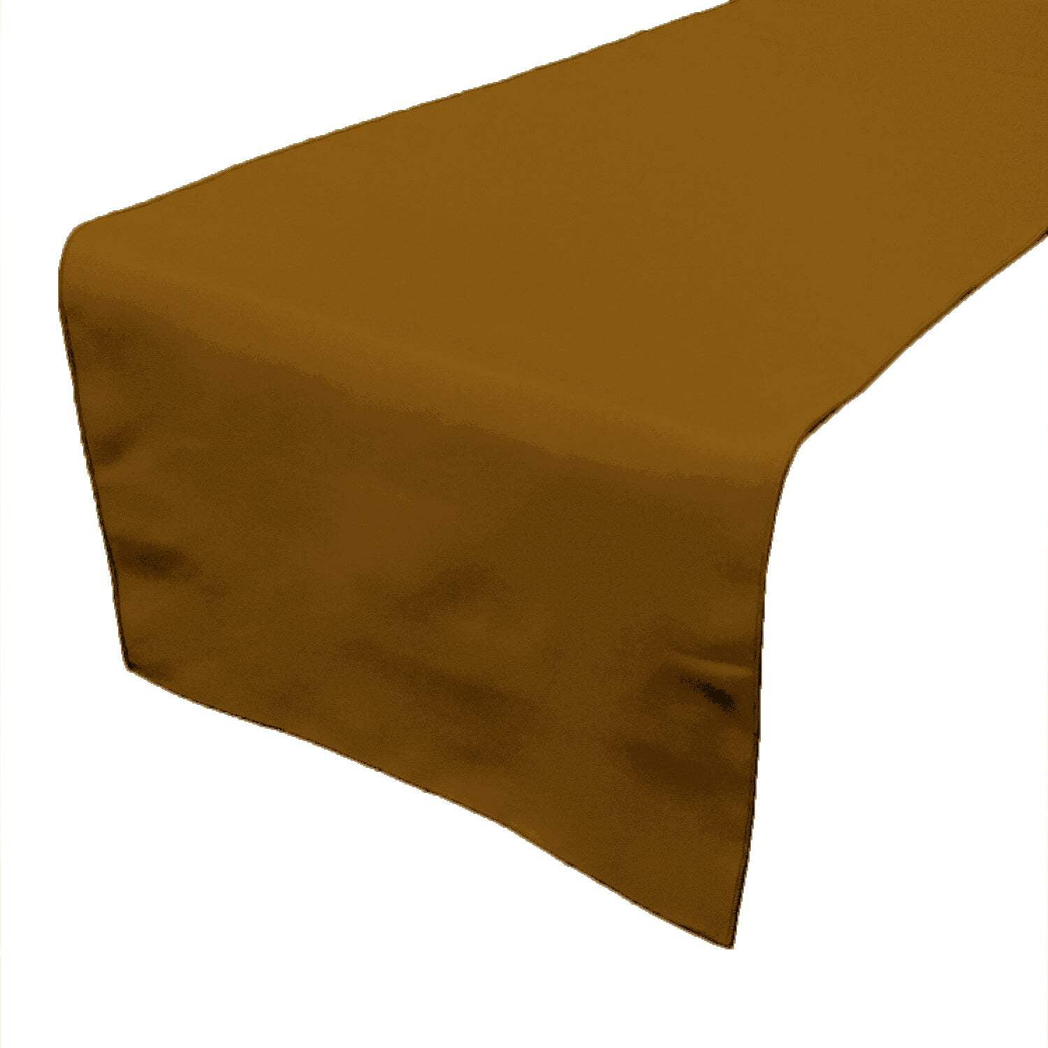Poplin Table Runner Solid Mustard Dark Gold - Walmart.com