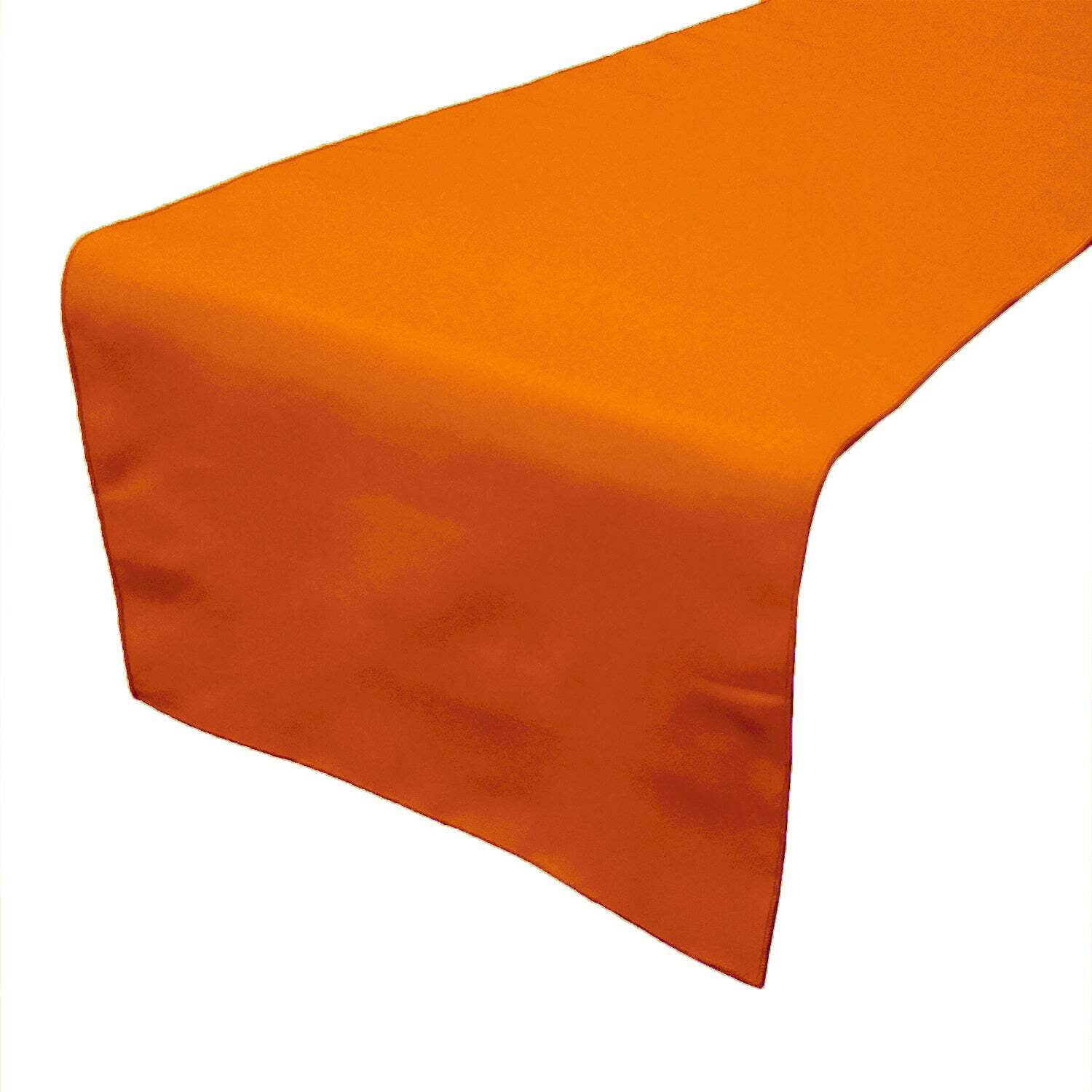 Poplin Table Runner Solid Orange - Walmart.com