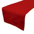 LoveMyFabric Poplin Table Runner, Solid Red Polyester Fabric, Dinner ...