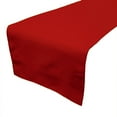 Poplin Table Runner Solid Red - Walmart.com