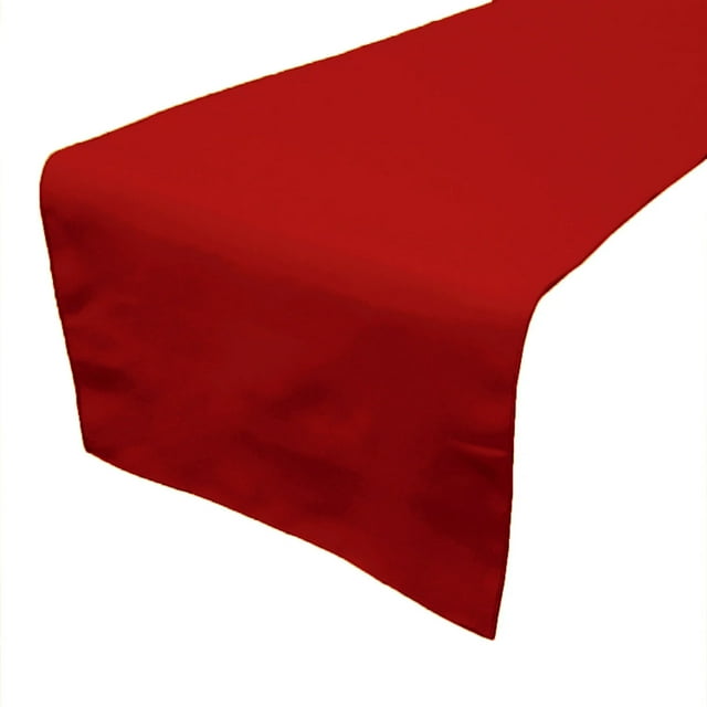 Poplin Table Runner Solid Red - Walmart.com