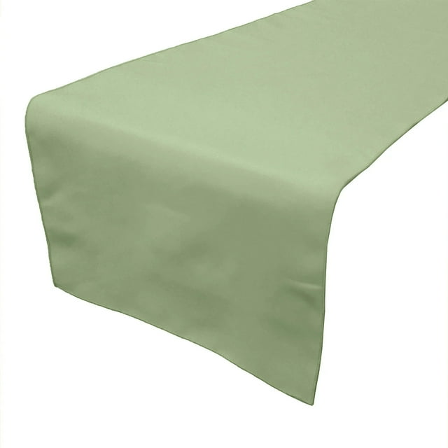 Poplin Table Runner Solid Sage - Walmart.com
