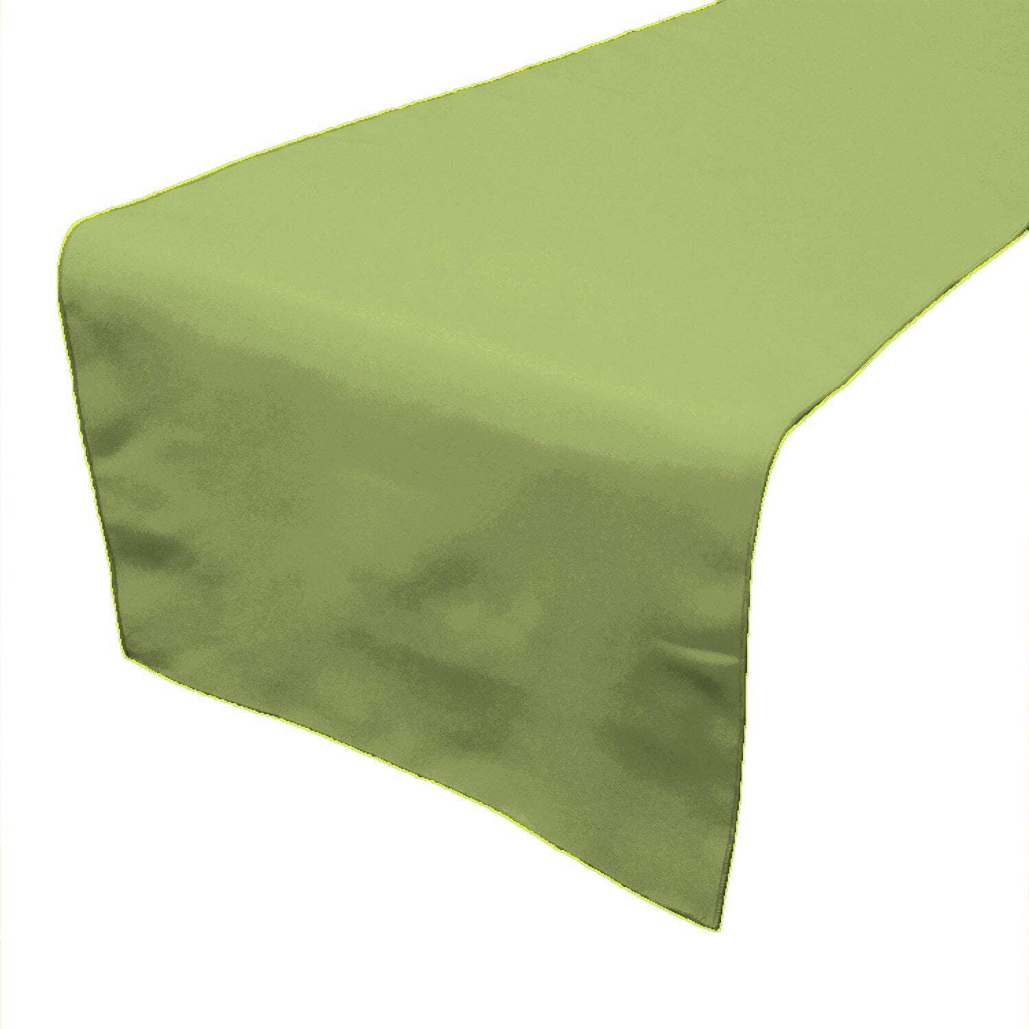 Poplin Table Runner Solid Tea Green - Walmart.com