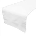 Poplin Table Runner Solid White - Walmart.com
