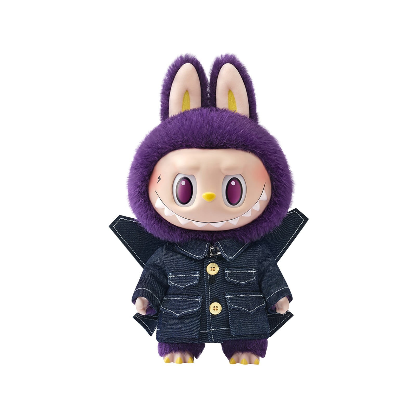 Popmart Labububu Labubu Keychain Adorable Purple Bunny Plush Toy With ...