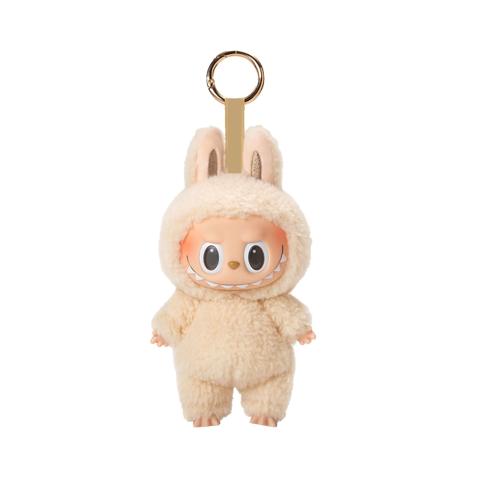 Popmart labubu Labubu pop mart Labubu keychain 1Pcs Pale Yellow POP ...
