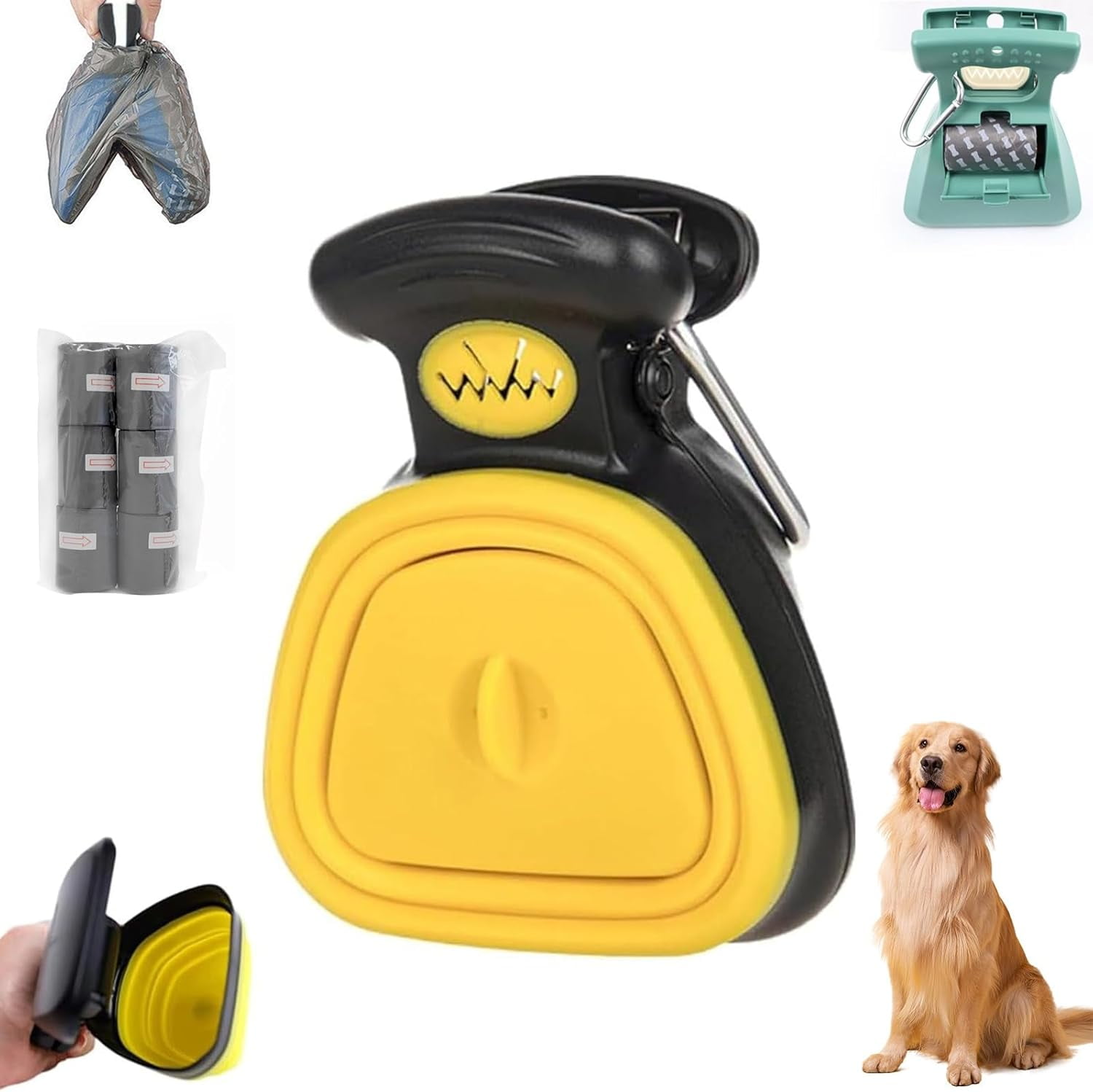 Popo Doggy Scooper,Dog Pooper Scooper with Bag Attachment,Portable and ...