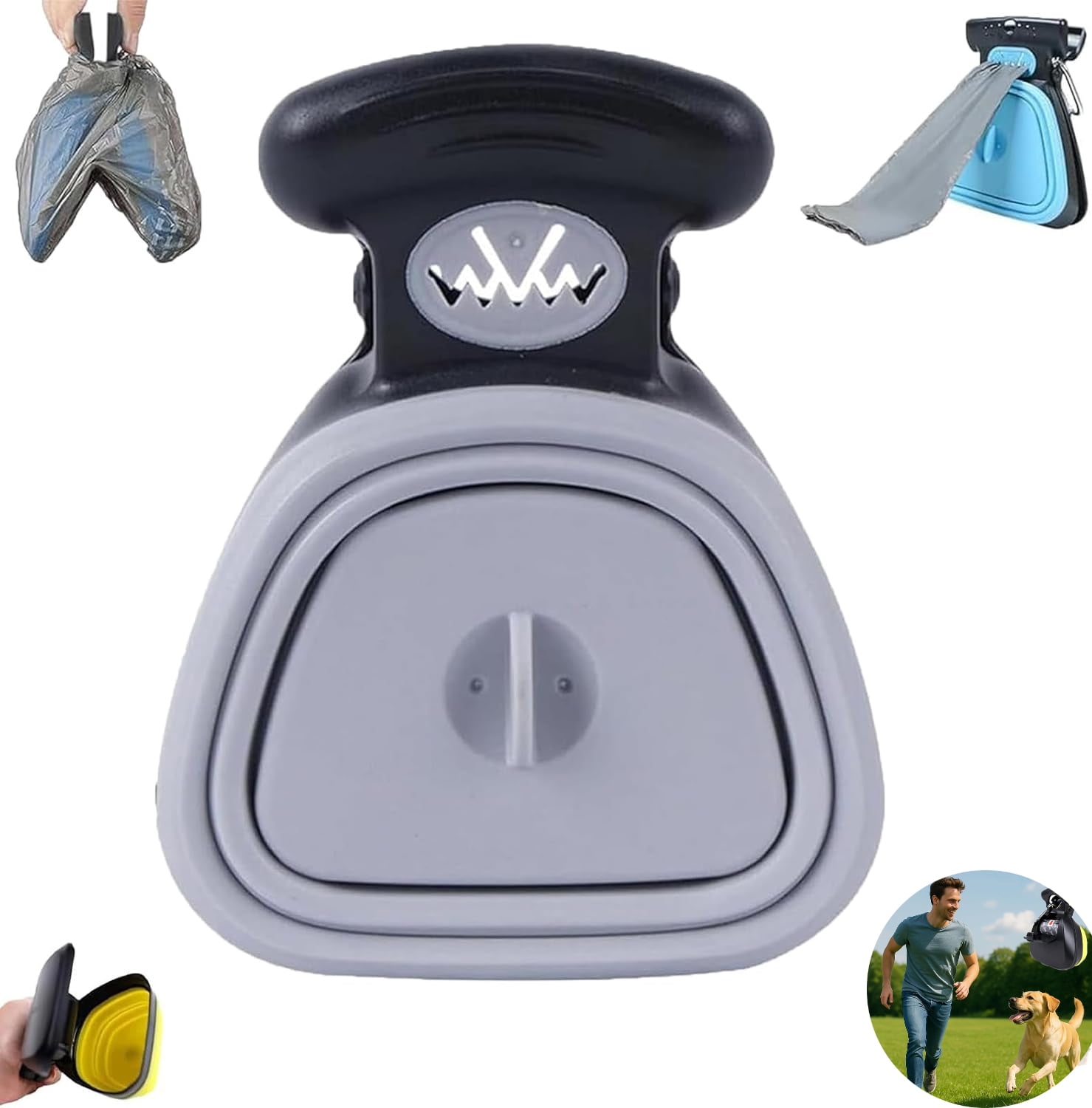 Popo Doggy Scooper, Popo Doggy Portable Foldable Pet Waste Scooper with ...