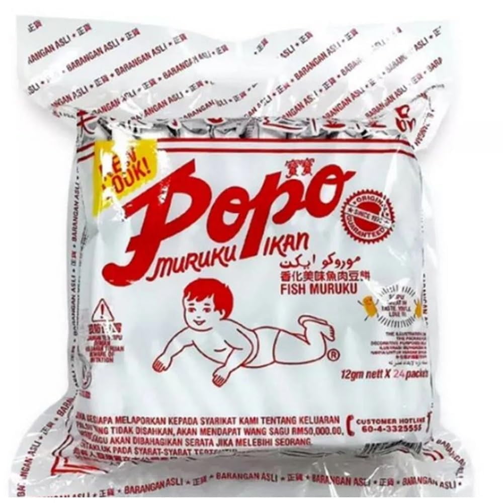 Popo Malaysia Fish Muruku OKA4 Cracker Original Flavour Crispy Snack ...