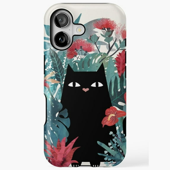 Popoki Cat Tropical Fun Hawaiian Pattern for iPhone 17 11 12 13 14 15 ...