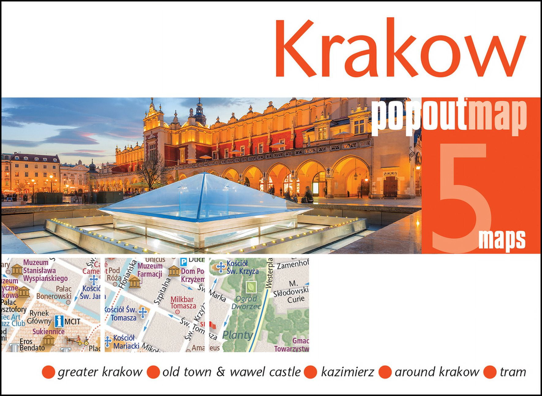 Popout Maps Krakow Popout Map, (Paperback) - Walmart.com