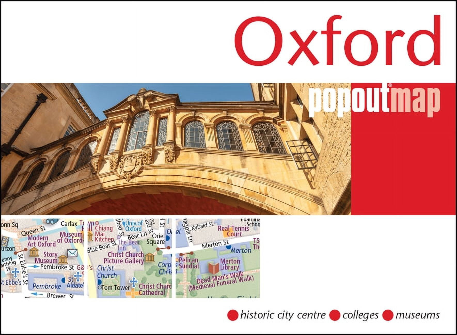Popout Maps: Oxford PopOut Map (Sheet map, folded) - Walmart.com