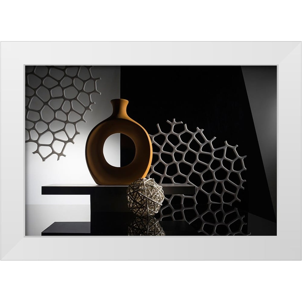 Popov, Evgeniy 24x18 White Modern Wood Framed Museum Art Print Titled ...