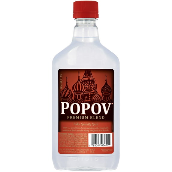Popov Vodka, 375ml 80 Proof - Walmart.com