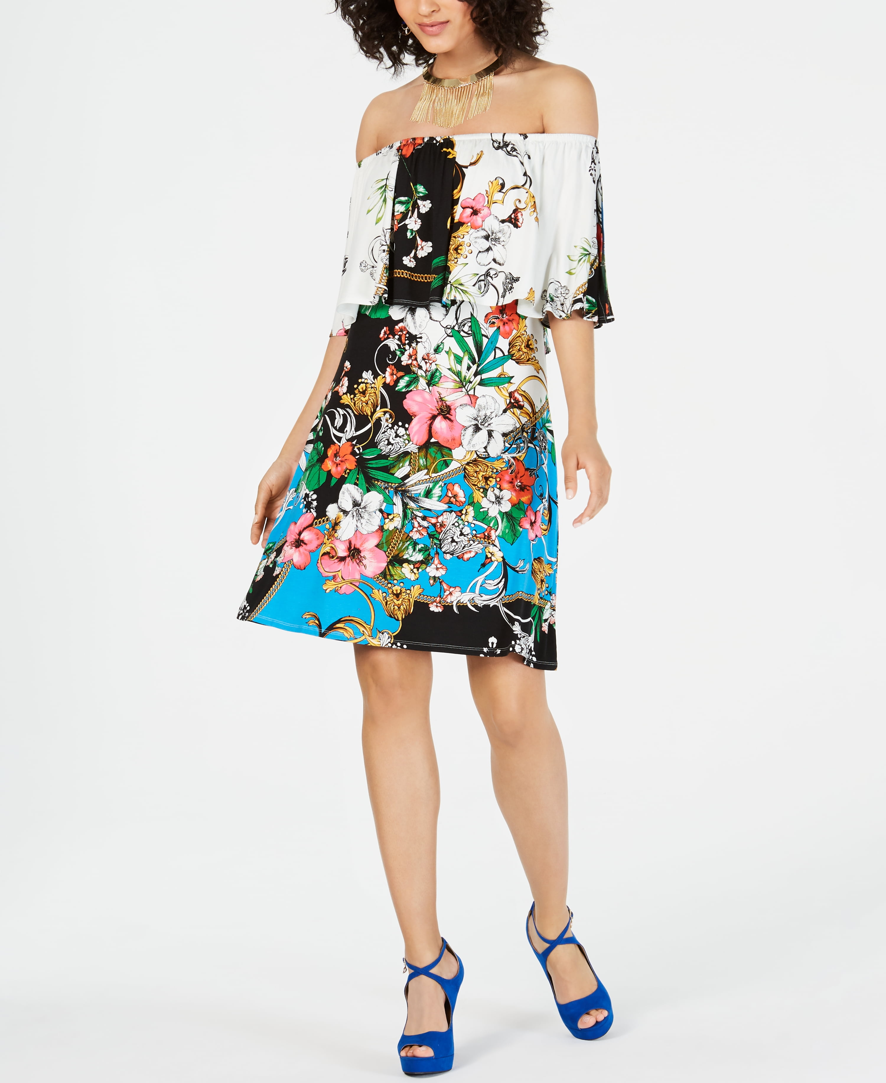 Popover Dress Floral Status XL - Walmart.com