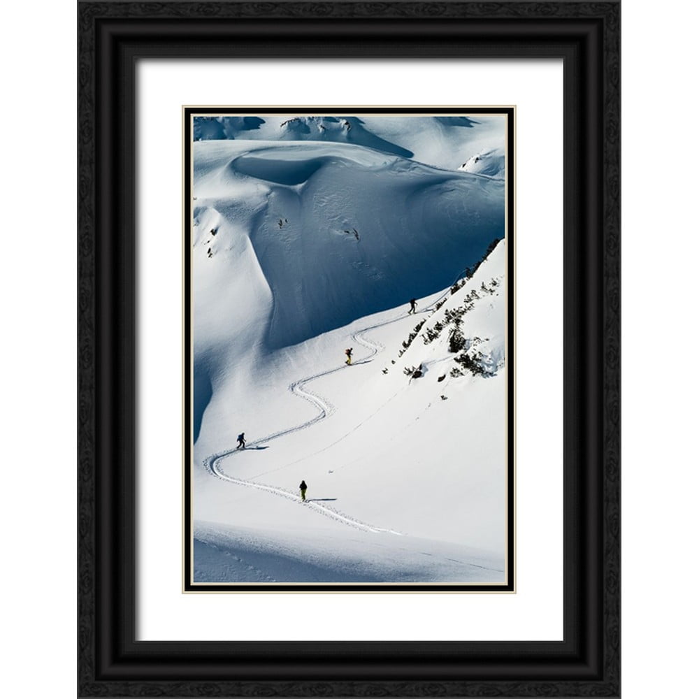 Popp, Cedric 11x14 Black Ornate Wood Framed with Double Matting Museum ...