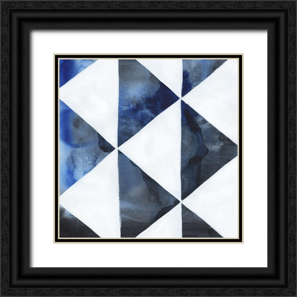 Popp, Grace 12x12 Black Ornate Wood Framed with Double Matting Museum ...