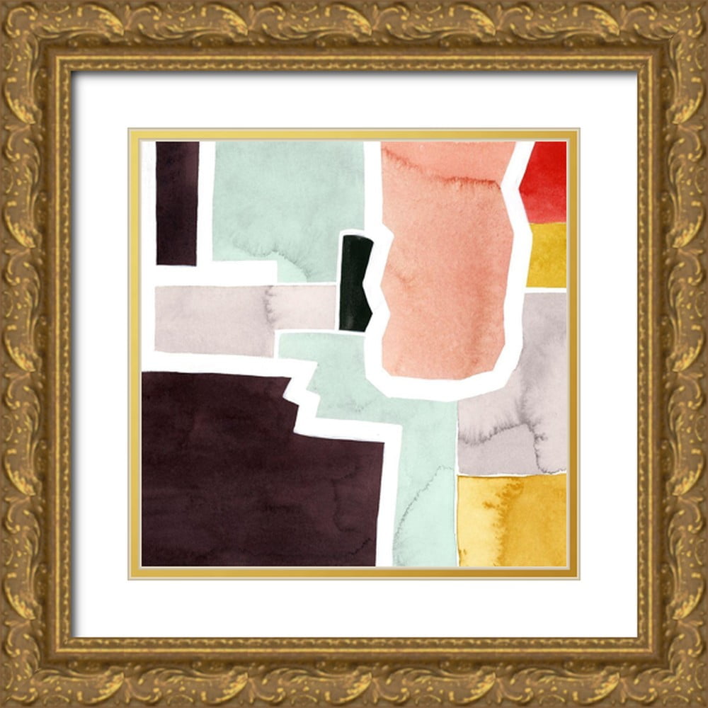 Popp, Grace 12x12 Gold Ornate Wood Framed with Double Matting Museum ...