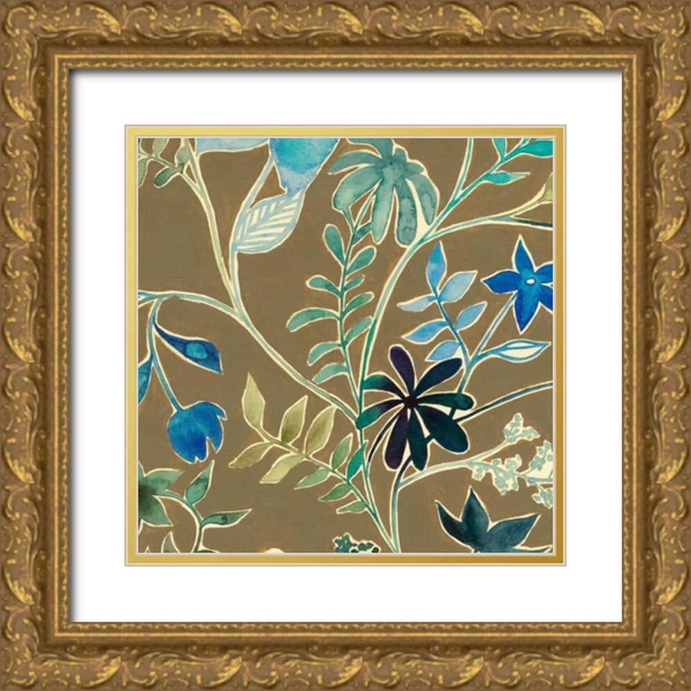 Popp, Grace 12x12 Gold Ornate Wood Framed with Double Matting Museum Art Print Titled - Flower ...