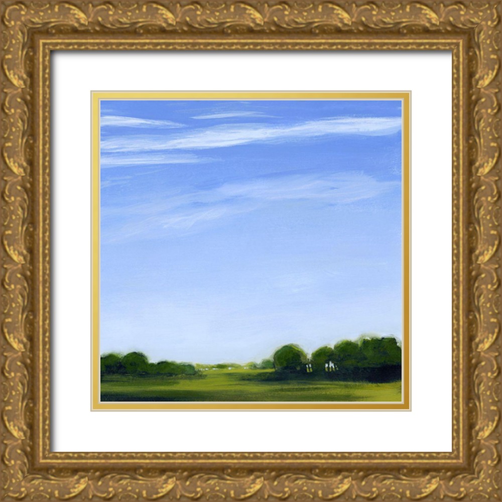 Popp, Grace 12x12 Gold Ornate Wood Framed with Double Matting Museum ...