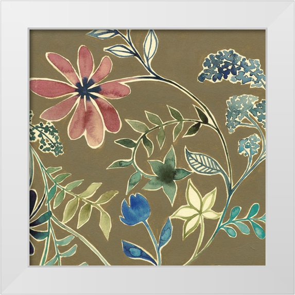 Popp, Grace 12x12 White Modern Wood Framed Museum Art Print Titled ...