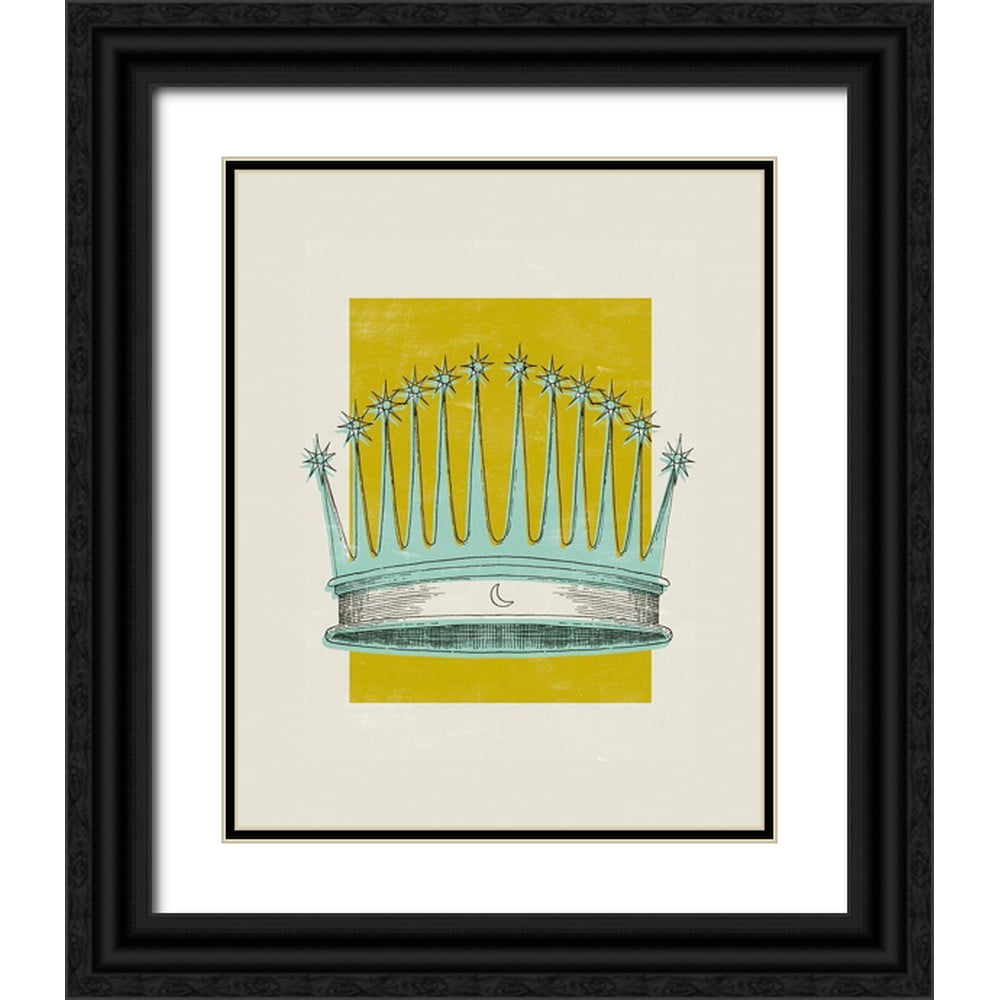 Popp, Grace 12x14 Black Ornate Wood Framed with Double Matting Museum ...