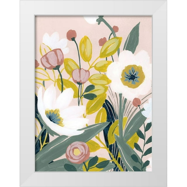 Popp, Grace 12x14 White Modern Wood Framed Museum Art Print Titled - Garden Sketch I - Walmart.com