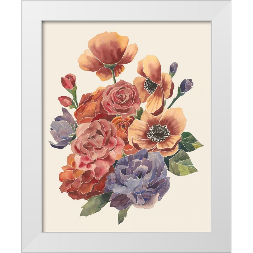 Popp, Grace 12x14 White Modern Wood Framed Museum Art Print Titled ...