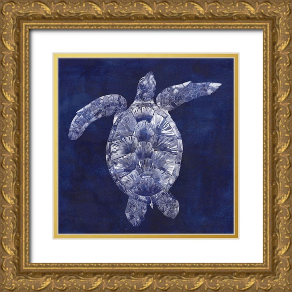 Popp, Grace 15x15 Gold Ornate Wood Framed with Double Matting Museum ...