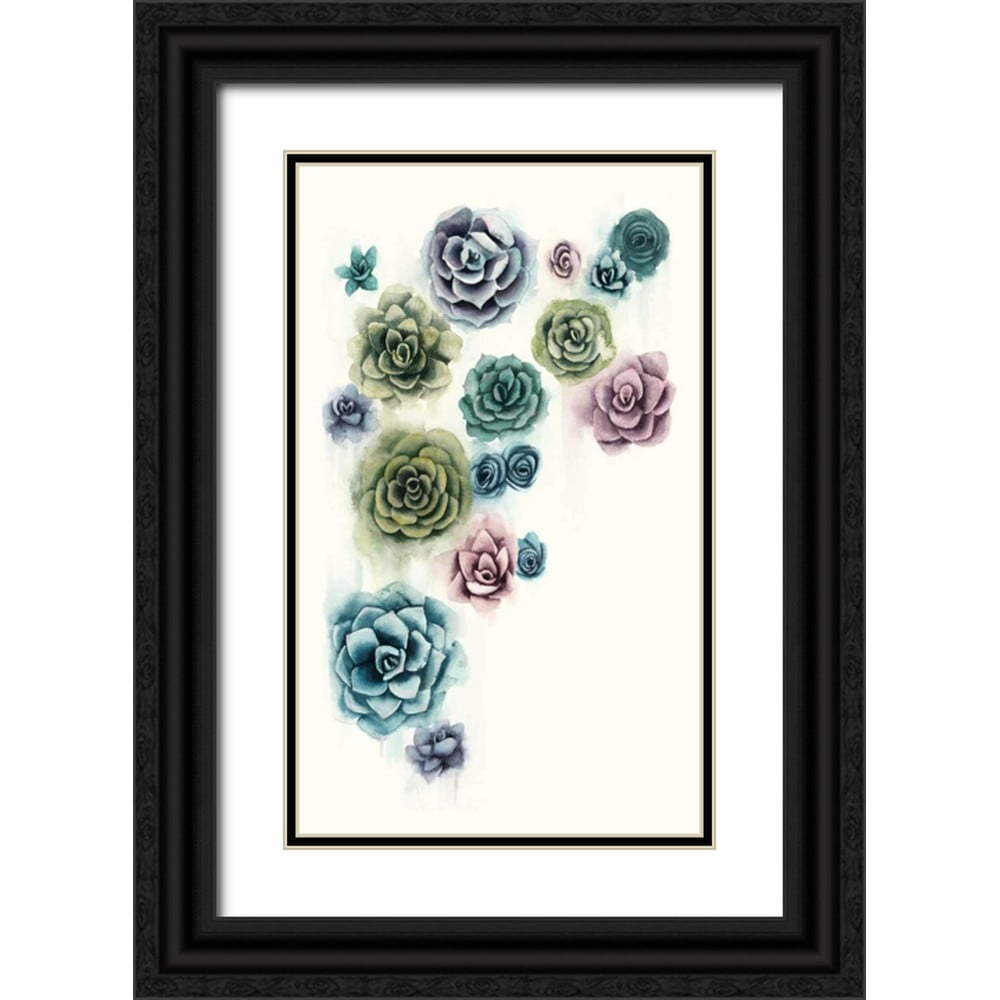 Popp, Grace 16x24 Black Ornate Wood Framed with Double Matting Museum ...