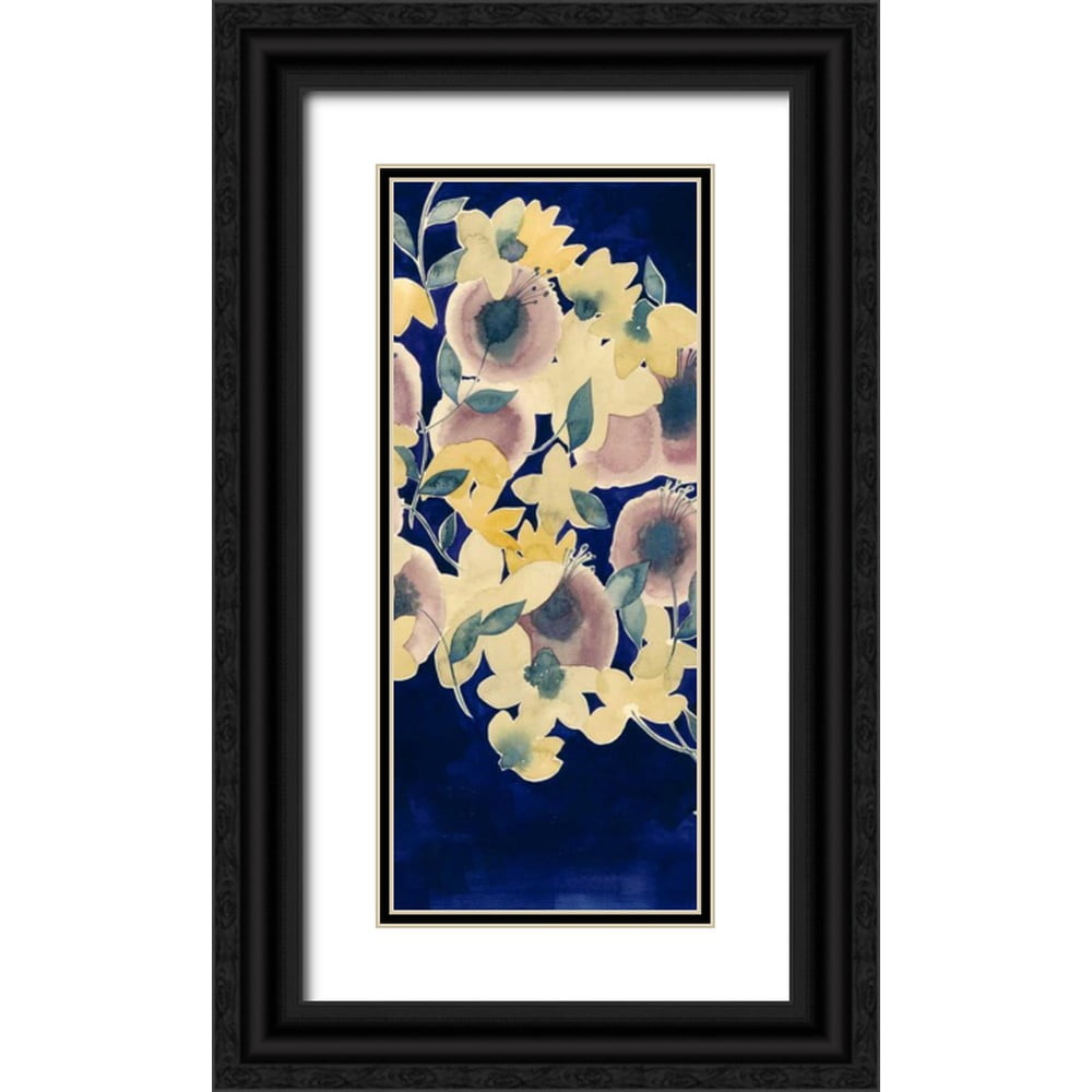 Popp, Grace 16x32 Black Ornate Wood Framed with Double Matting Museum ...