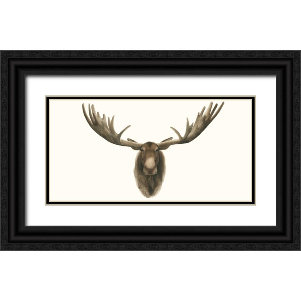 Popp, Grace 18x11 Black Ornate Wood Framed with Double Matting Museum ...