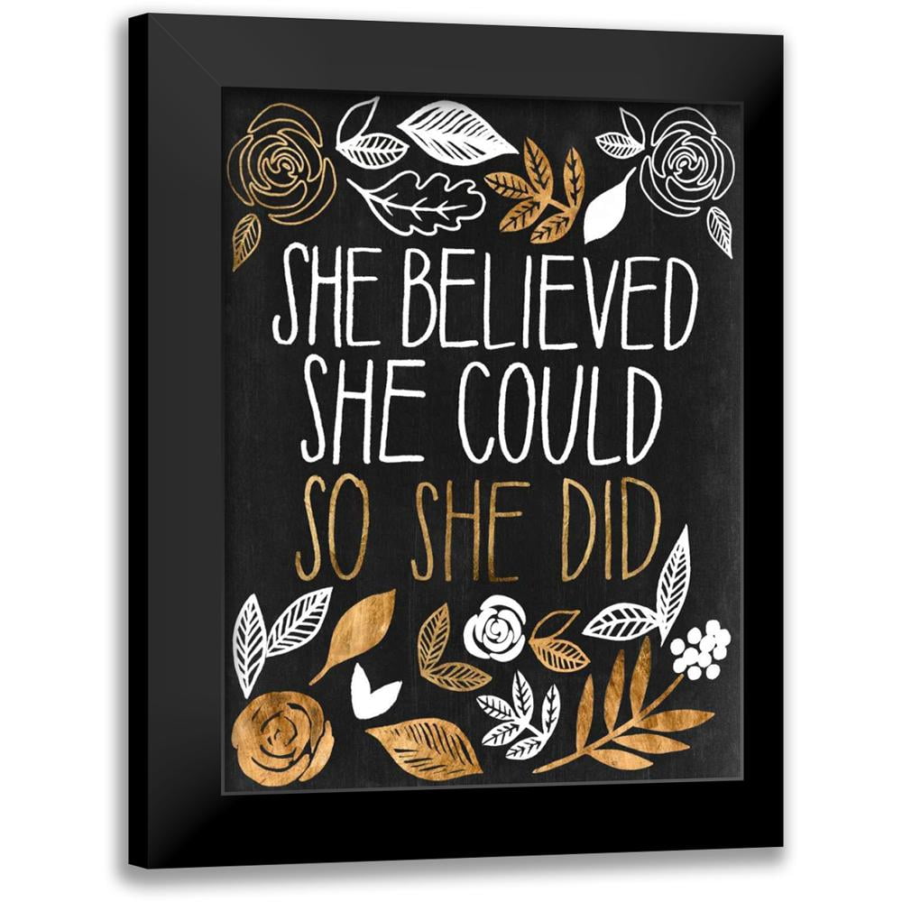 Popp, Grace 19x24 Black Modern Framed Museum Art Print Titled - Girl ...