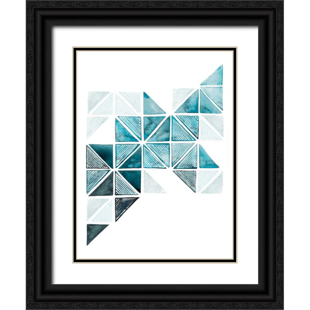 Popp, Grace 19x24 Black Ornate Wood Framed with Double Matting Museum ...