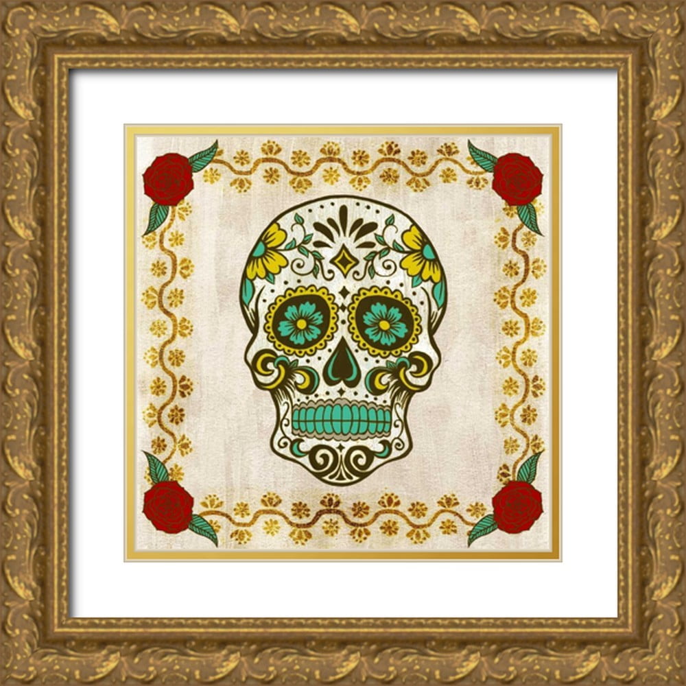 Popp, Grace 20x20 Gold Ornate Wood Framed with Double Matting Museum ...