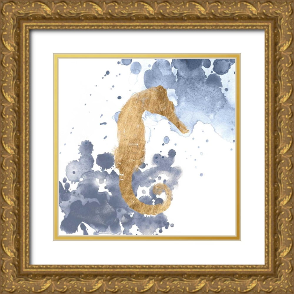 Popp, Grace 20x20 Gold Ornate Wood Framed with Double Matting Museum ...