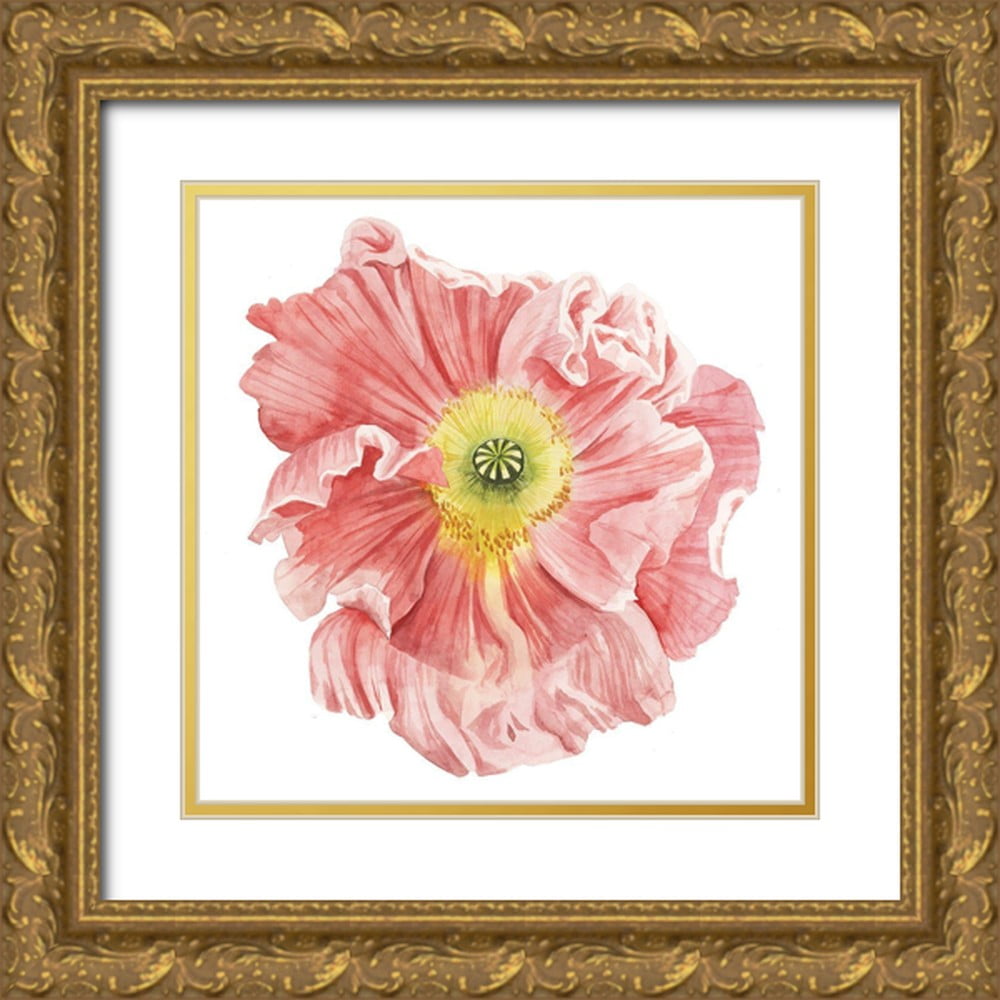 Popp, Grace 20x20 Gold Ornate Wood Framed with Double Matting Museum ...