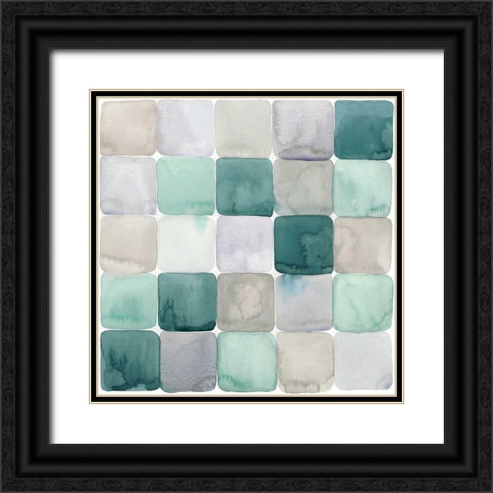 Popp, Grace 26x26 Black Ornate Wood Framed with Double Matting Museum ...