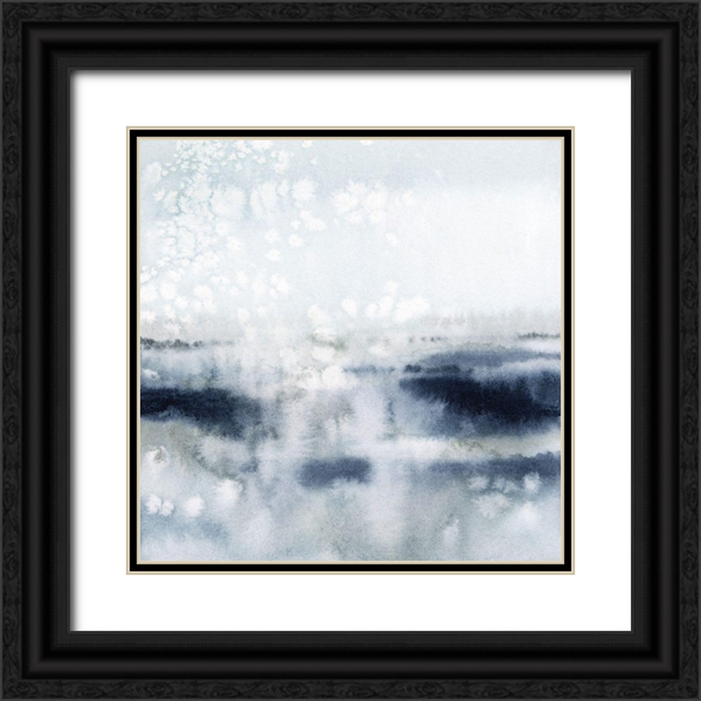 Popp, Grace 26x26 Black Ornate Wood Framed with Double Matting Museum ...