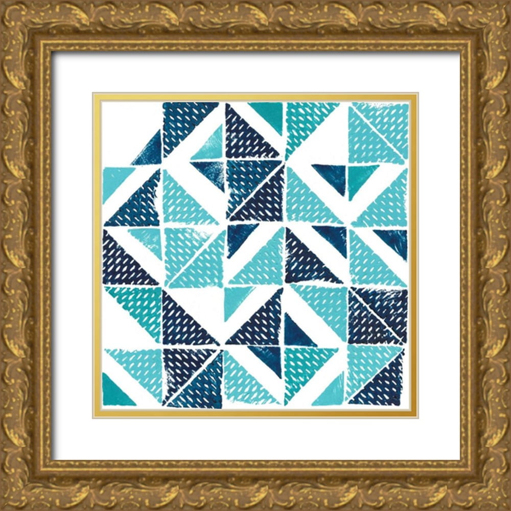 Popp, Grace 26x26 Gold Ornate Wood Framed with Double Matting Museum ...