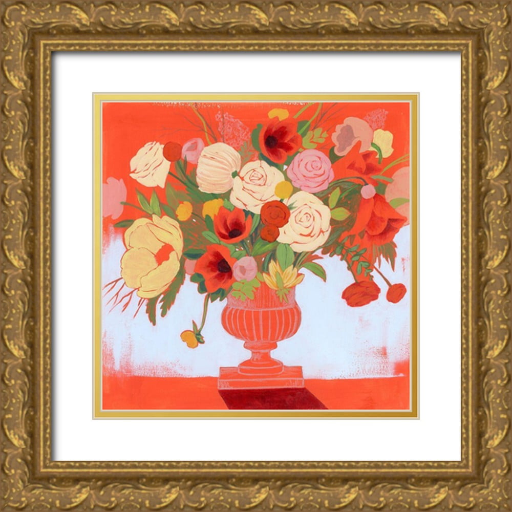 Popp, Grace 26x26 Gold Ornate Wood Framed with Double Matting Museum ...