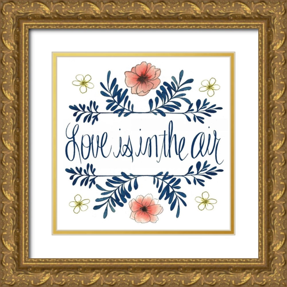 Popp, Grace 26x26 Gold Ornate Wood Framed with Double Matting Museum ...