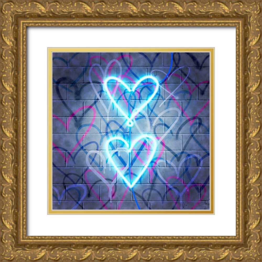 Popp, Grace 26x26 Gold Ornate Wood Framed with Double Matting Museum ...