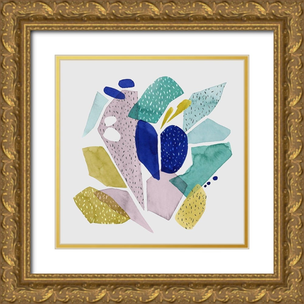 Popp, Grace 26x26 Gold Ornate Wood Framed with Double Matting Museum ...