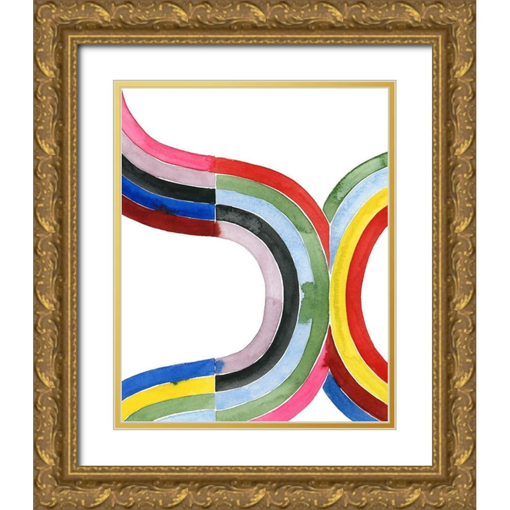 Popp, Grace 26x32 Gold Ornate Wood Framed with Double Matting Museum ...