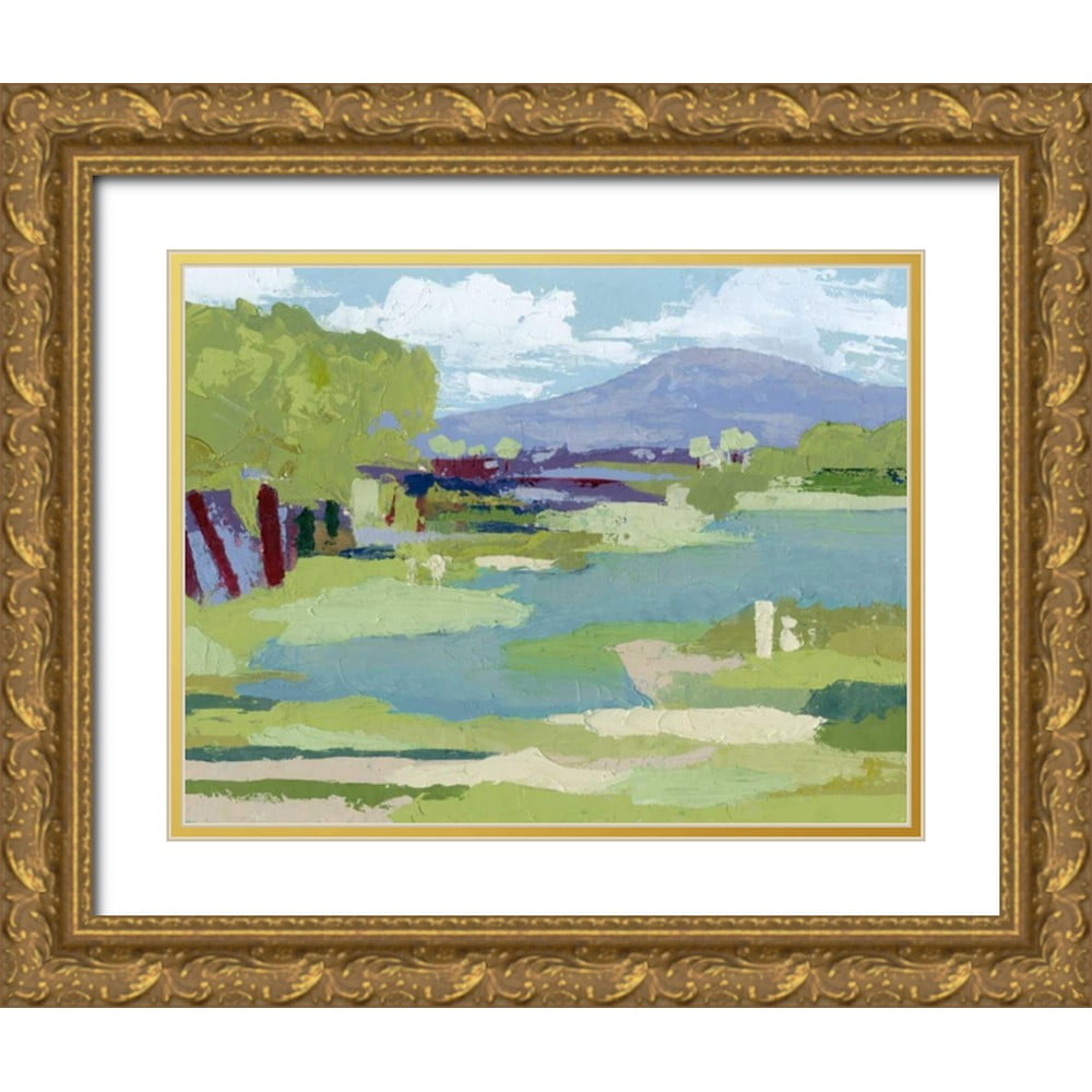 Popp, Grace 32x26 Gold Ornate Wood Framed with Double Matting Museum ...