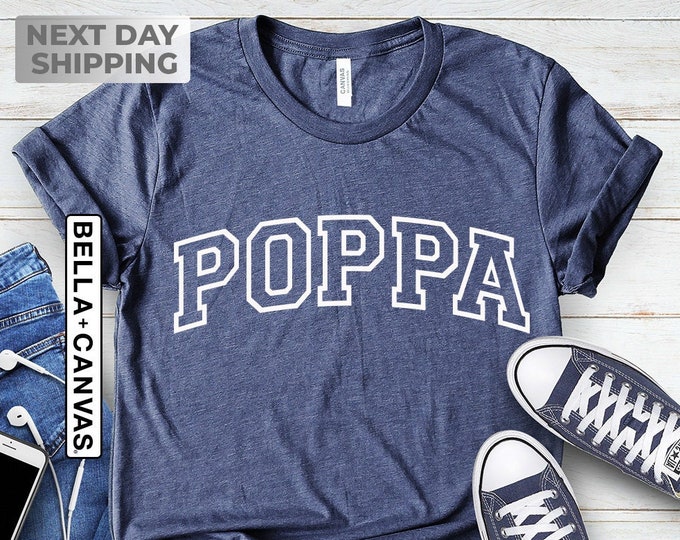 Poppa Shirt, Papa Shirt, Grandpa Shirt, Papa Gifts, Grandpa Shirt ...