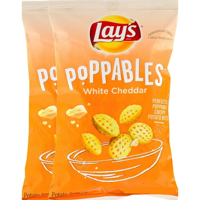 Poppables White Cheddar Perfectly Poppable Crispy Potato Bites Net Wt 5 ...