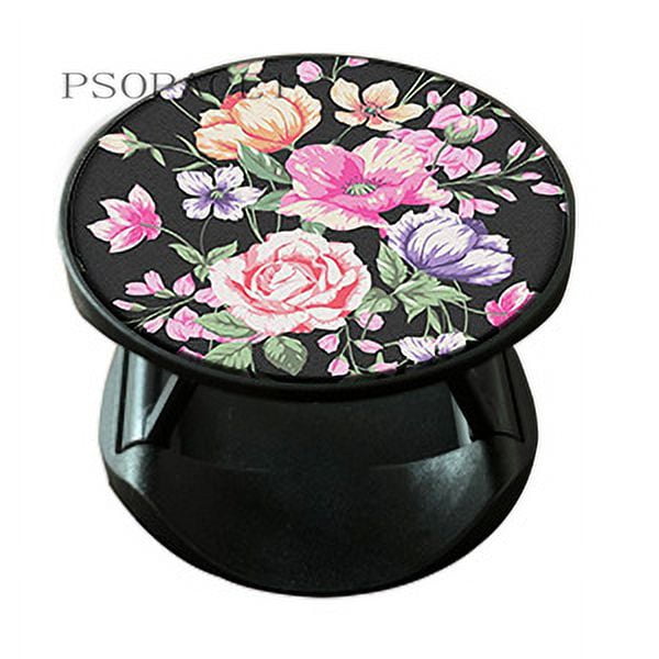 Popped Round Finger Grip Mobile Phone Holder Expanding Stand Grip tok ...