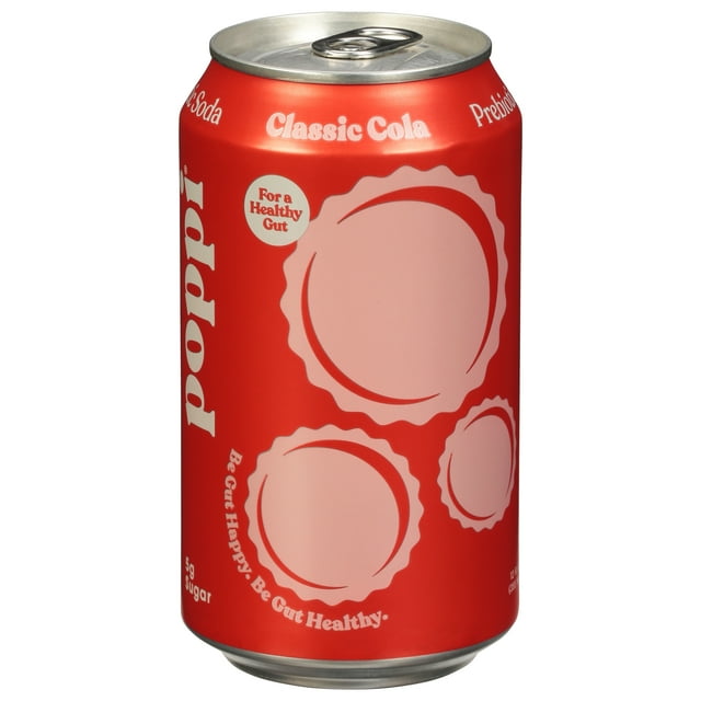 Poppi Classic Cola, Prebiotic Soft Drinks Soda, Less Sugar & Calories ...